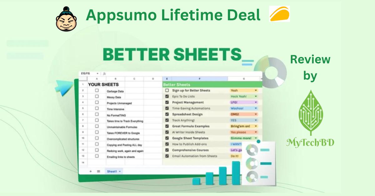 Better Sheets review: Unlock Advanced Google Sheets $275